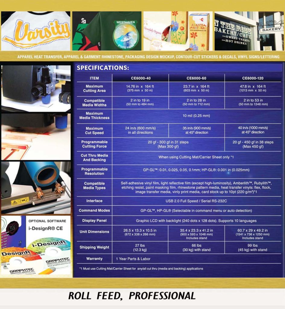 GRAPHTEC CE6000-60 Cutter Plotter 24inches