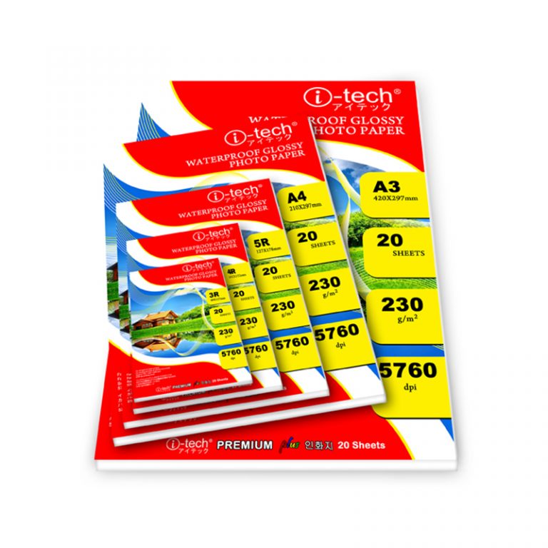 I-tech Waterproof Printable Vinyl Sticker