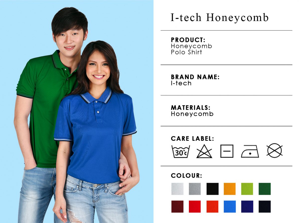 Introducing i-Tech Honeycomb Polo Shirt Philippines