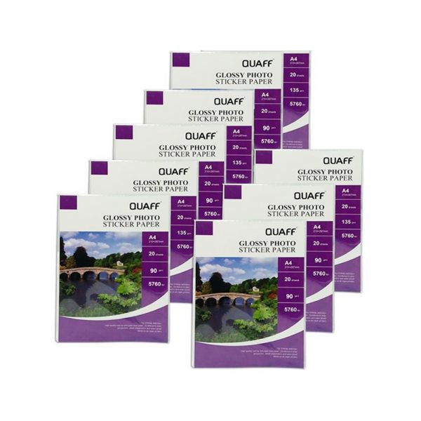 Quaff Photo Sticker Glossy A4