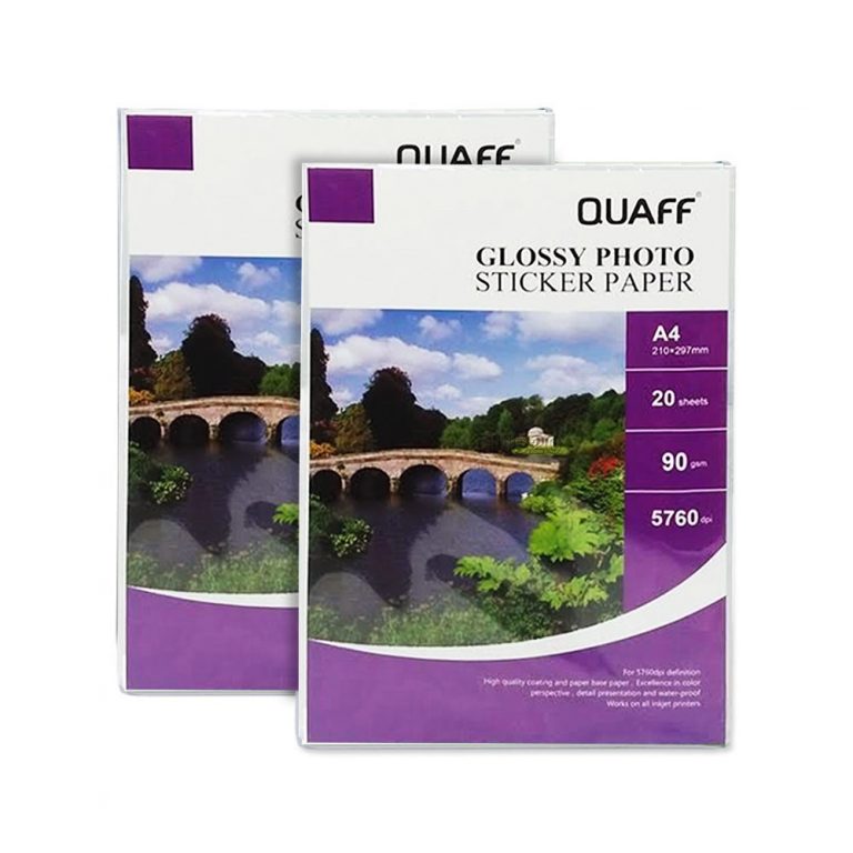 Quaff Photo Sticker Glossy A4